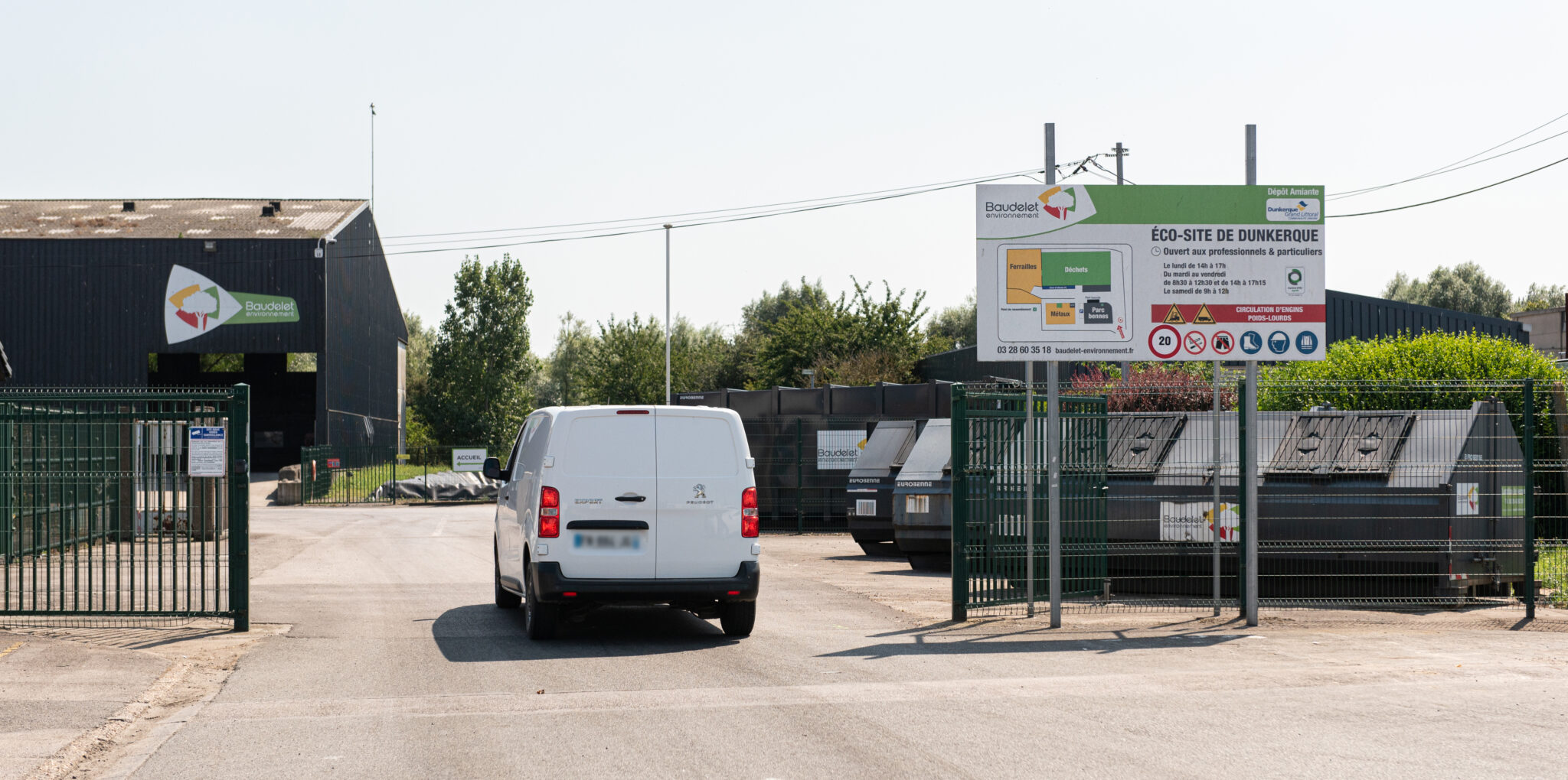 Déchetterie professionnelle | baudelet-environnement